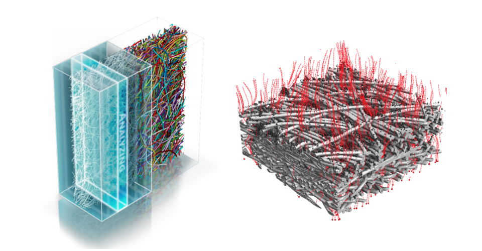 Innovation in nonwovens analysis and optimization using artificial intelligence (AI) with GeoDict